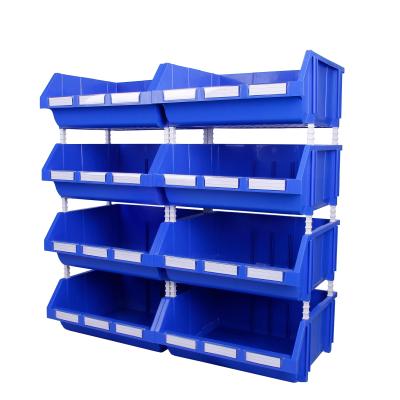 China Schappen organiseren doos Intern grootte 392x334x94mm Opvouwbare opslagbakken voor bouten Te koop
