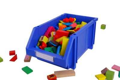 Cina Contenitore di plastica pieghevole e impilabile con divisore 214x370x175mm multifunzione in vendita