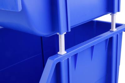China Solid Box Plastic Containers voor Bolt Warehouse Storage Shelf Bin Stapelbare onderdelen Tool Te koop