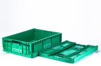 China Solid Box Style Stackable Plastic PP Container for Heavy Duty Collapsible Box Turnover for sale