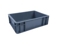China Plastic Crate for Food Fish Eggs and Vegetables Orange Color Multifunctional Stackable for sale