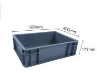 China Plastic Crate for Food Fish Eggs and Vegetables Orange Color Multifunctional Stackable for sale