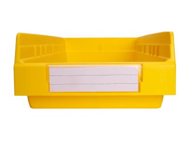 China Solid Box Plastic Storage Bin voor Office Organiser Schappenbakken in aangepaste kleur Te koop