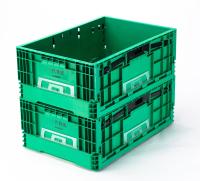 China Durable Stackable Eco-Friendly Moving Box Storage Folding Crate with Customized Color for sale