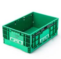 China Durable Stackable Eco-Friendly Moving Box Storage Folding Crate with Customized Color for sale