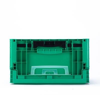 China Logistieke stijl vouwbare Euro-standaard Plastic Moving Container voor Workshop Transport Te koop