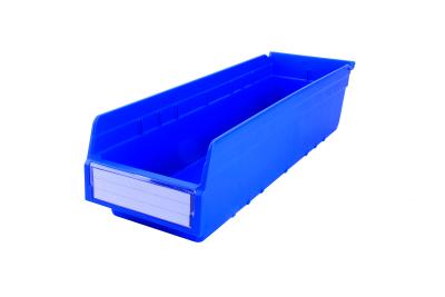 中国 プラスチックのシェルフビンボックス 半開いたフロント パーソナライズ可能なツールのための分割可能 組織 販売のため