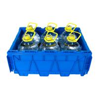 China Eco-Friendly HDPE Material Nestable and Stackable Plastic Crate for Logistic Storage for sale