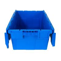 China Eco-Friendly HDPE Material Nestable and Stackable Plastic Crate for Logistic Storage for sale