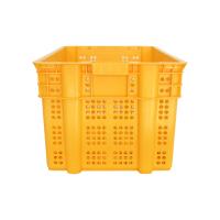 China Customized Logo Tourtop Plastic Foldable Collapsible Pallet Crate for Logistic Storage for sale