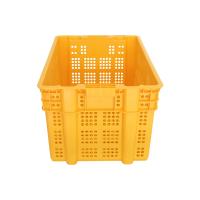 China Customized Logo Tourtop Plastic Foldable Collapsible Pallet Crate for Logistic Storage for sale