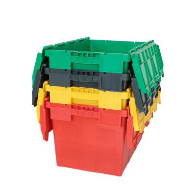 China Almacenamiento logístico hecho fácil Tourtop plegable Cajas apilables para plátanos y leche en venta