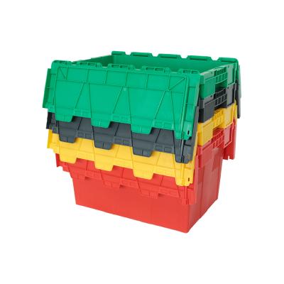China Almacenamiento logístico hecho fácil Tourtop plegable Cajas apilables para plátanos y leche en venta