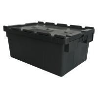 China Small Stackable Plastic Storage Box With Mesh Style And ISO9001 Certification for sale