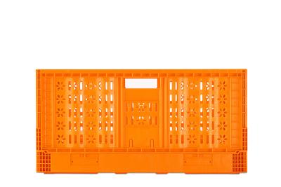 Cina 600x400x300mm Cassa di rete pieghevole in plastica a colori personalizzati per lo stoccaggio di ortaggi e frutta in vendita