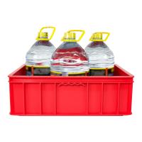 China Style Heavy Duty PP Vented Mesh Durable Logistic Distribution Nestable Stackable Crate for sale