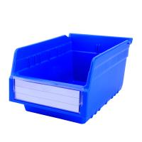 China 300x200x150mm PP Solid Box Crate for Compact Industrial Space Saver Racking Bin Storage for sale