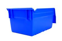 China 300x200x150mm PP Solid Box Crate for Compact Industrial Space Saver Racking Bin Storage for sale