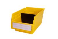 China 300x200x150mm PP Solid Box Crate for Compact Industrial Space Saver Racking Bin Storage for sale