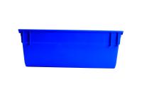 China Solid Box Equipment Storage Plastic Shelf Bin with Dividers Customized Color and Stacking for sale