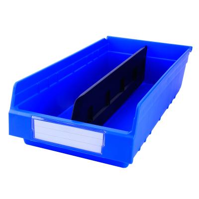 Cina Logo personalizzato magazzino di stoccaggio scatola di plastica massiccia display di mercato contenitori di scaffalatura contenitori di plastica impilabili in vendita