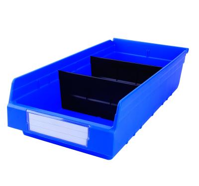 Cina Logo personalizzato magazzino di stoccaggio scatola di plastica massiccia display di mercato contenitori di scaffalatura contenitori di plastica impilabili in vendita