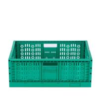 China Stackable Vented Mesh Plastic Crate for Vegetables Customized Color and PP Material for sale