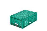 China Stackable Vented Mesh Plastic Crate for Vegetables Customized Color and PP Material for sale