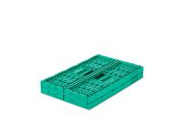 China Stackable Vented Mesh Plastic Crate for Vegetables Customized Color and PP Material for sale