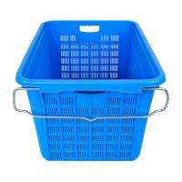 China Stackable Mesh Crate for Moving Vegetables Customized Color and Logo Turnover Basket for sale