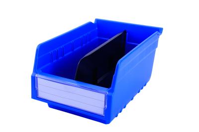 中国 倉庫の積み重ねのためのカスタマイズされたカラープラスチックの棚箱 分割可能なラックと折りたたみ 販売のため