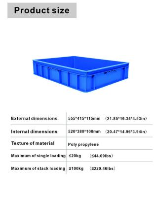 Cina Funzionali scatole di trasloco di plastica stackabile instabili per soluzioni di stoccaggio di PE in vendita