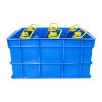 China Efficiently Stacked Plastic Stackable Crates for Storage NO Foldable Space-saving for sale