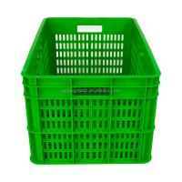 China Eco-Friendly Stackable Plastic Basket for Customized Logo Storage Solutions for sale