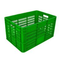 China Eco-Friendly Stackable Plastic Basket for Customized Logo Storage Solutions for sale