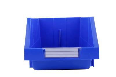 China Hangende plank delen pick bins Customized logo Plastic Divider opslag voor kleine ruimtes Te koop