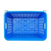 China Logo Customized Rectangular Thickened Storage Mesh Crate for Plastic Dislocation for sale