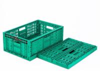 China Durable Foldable Stackable Plastic Crates for Convenient Transportation and Storage for sale