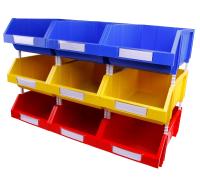 China Medicine Storage Plastic Shelf Bin Stackable Classification Box for Tool Organization for sale