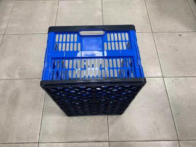 Cina Cassa di plastica a maglia pieghevole Materiale PE/PP per lo stoccaggio di frutta e verdura 500x350x255mm in vendita