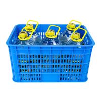 China Supermarket Stackable Plastic Crate with Vented Design Customized Color and NO Foldable for sale