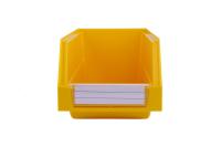 China Solid Box PP Material Stackable Open Front Plastic Storage Bin for Shelf Organization for sale