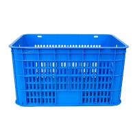 China Food Grade Plastic Stackable Basket Mesh Crate for Vegetable Storage Vented Turnover for sale