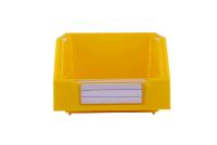 China PP Classification Hanging Organization Crate Storage Plastic Shelf Bin Multi Function Stackable Solid Box for sale