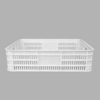 China Supermarket Plastic Mesh Stackable Moving Crate for Customized Color Durable Design for sale