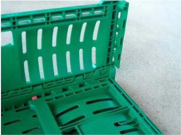 Cina Cassa di plastica pieghevole per il riutilizzo di prodotti agricoli in PP vergine in vendita