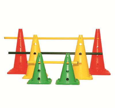 China PP Football Training Cone met meerdere kleuropties en aangepast logo Te koop