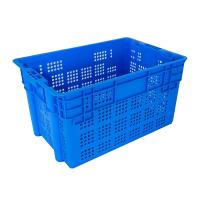 China Customized Logo Mesh Style Plastic Dislocation Basket for Reusable Vegetable Storage for sale