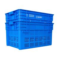 China Customized Logo Mesh Style Plastic Dislocation Basket for Reusable Vegetable Storage for sale