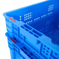 China Customized Logo Mesh Style Plastic Dislocation Basket for Reusable Vegetable Storage for sale